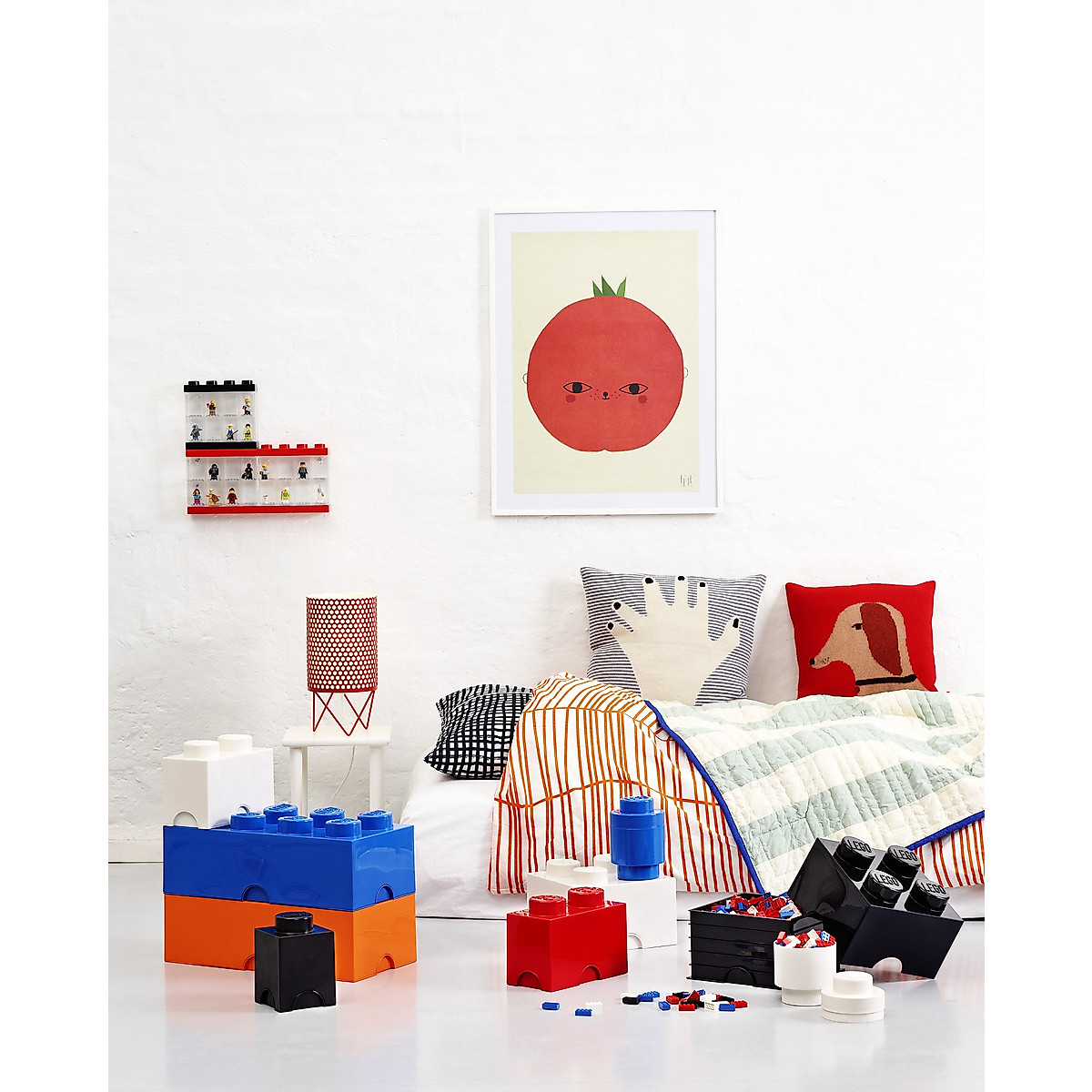 LEGO Blue Storage Box Brick 4 Bright, 4 Knobs