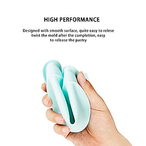 6-Inch Silicone Round Cake Pan Baking Mold, Baking Mold DIY Rainbow Cakes, Non-Stick Silicone, Pack of 4