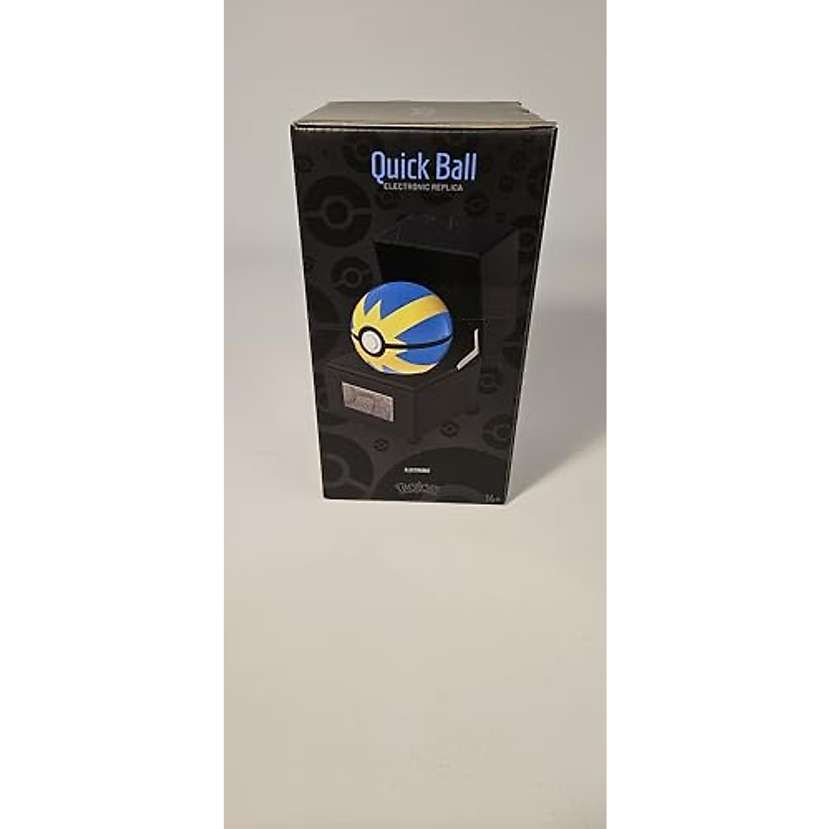 The Wand Company Pokémon Poké Ball Authentic Replicas - Realistic, Electronic, Die-Cast Poké Ball with Display Case Light Features (Quick Ball)