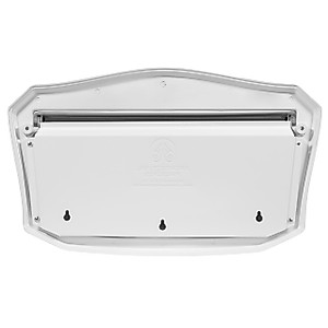 Architectural Mailboxes Villa Aluminum Wall Mount Mailbox, 2541W, White, Small Capacity