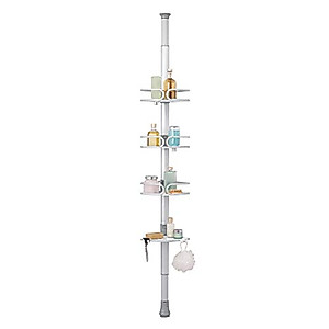 OXO Good Grips Quik-Extend Aluminum Pole Shower Caddy