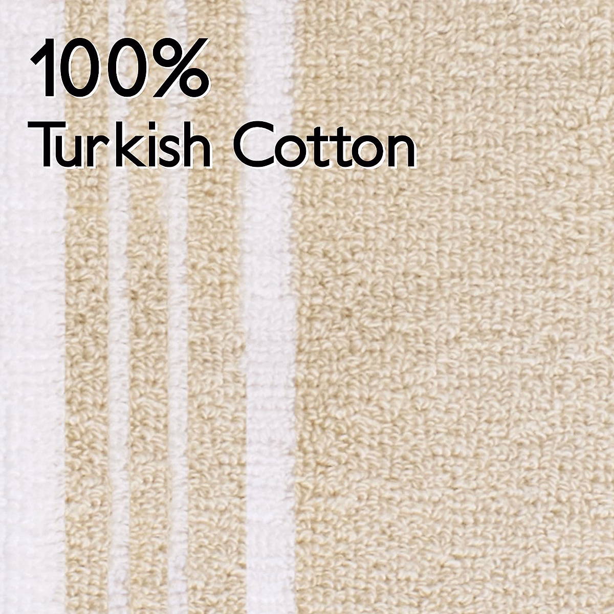 All-Clad Dual-Purpose Kitchen Towels: Highly Absorbent - 100% Cotton, 17"x30" Dish Towels for Cleaning & Drying Dishes & Glassware, 3-Pack, Almond