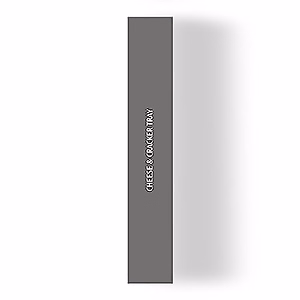 hecef Cheese Board Set Acacia Wood - Large Charcuterie Board with Stainless Steel Knife Set, Thick Wooden Server - Fancy House Warming Gift, Birthday Present & Perfect Choice for Gourmets