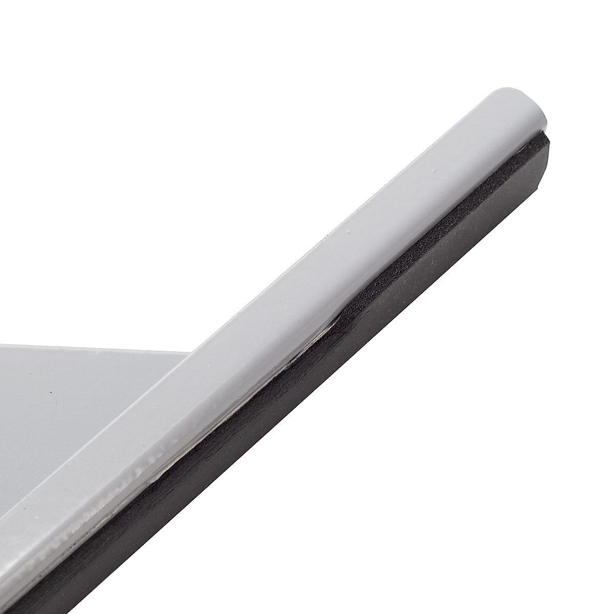 Mieux Life 5ft Roof Snow Ice Guards for Metal Roofs and Wood Roofs, Stop Snow from Sliding Off Your Roof, Gray Snow Guard Railing, Extendable