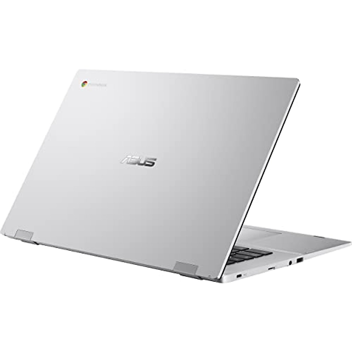 ASUS Chromebook 17.3" FHD Laptop Computer, Intel Celeron N4500 Processor up to 2.8GHz, 4GB LPDDR4 RAM, 32GB eMMC, WiFi 6, Bluetooth 5.2, Webcam, Transparent Silver, Chrome OS, ipuzzle Type-C HUB