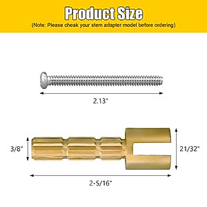 Stem Adapter Replacement for 970-0770 Plumbing Shower Handle Stem Extension Tub and Faucet Accessories Valve Extender Trim Repair Kit