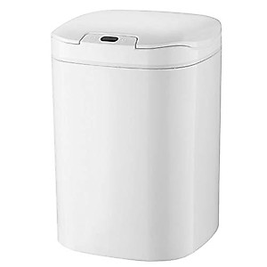 WPYYI Smart Trash Can Automatic Induction Dustbin Intelligent Electric Battery Waste Bin Kitchen Bathroom Dustbin Household Garbage ( Color : E )