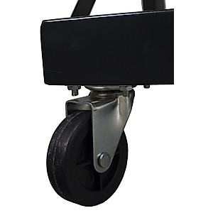 Erie Tools TLPB04 60 Parts Bin Storage Shelving with Locking Wheels for Shop Garage or Home Storage