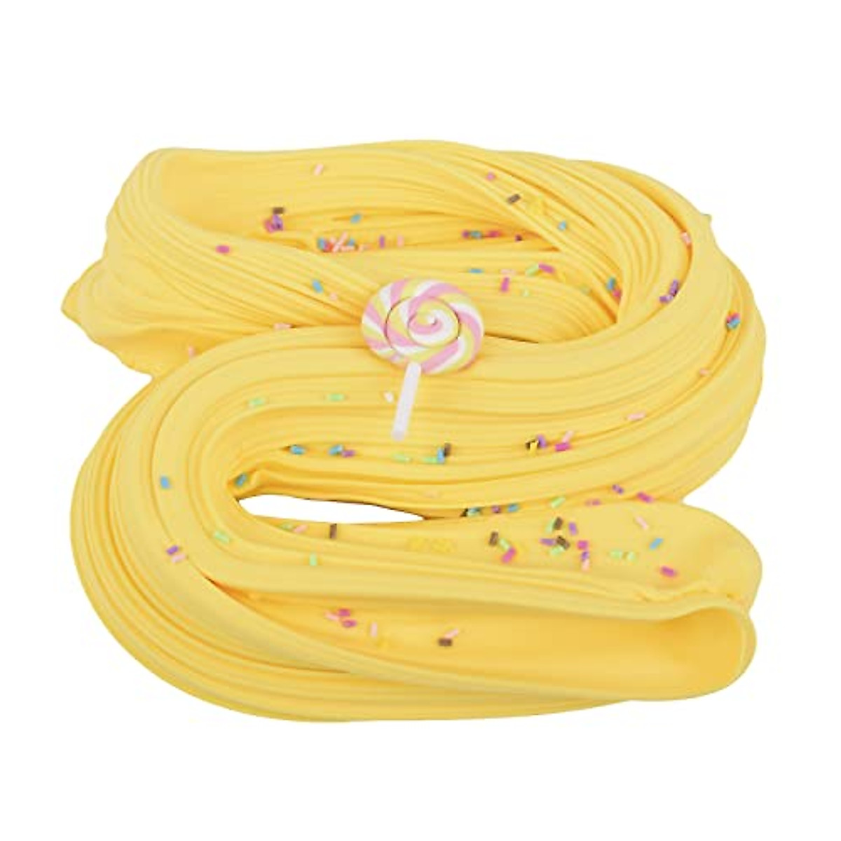 Lollypop Butter Slime, Yellow Scented Slime, Stress Relief Toy for Girls and Boys, for Kids Education, Party Favor, Super Soft and Non-Sticky(7oz 200ML)