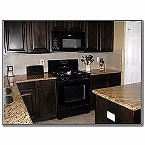 EZ FAUX DECOR Kitchen Countertop Update Vinyl Laminate Cover | Easy Install | Peel and Stick | Durable Self-Adhesive | 36” x 180” | Granite Marble Design | Venetian Gold (15ft)