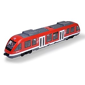 Dickie Toys 203748002ONL City Train Toy Vehicle, red