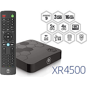 Package of 2 - BuzzTV XR4500 - Android 9 4K Ultra HD - 2GB Ram 16GB Storage Pack of 2