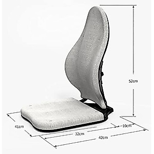 Lumbar Support Pillow for Office Chair, Memory Foam Back Cushion for Lower Back Pain Relief Car Seat Back Support, Lower Back Pillow for Gaming Chair Wheelchair (C)