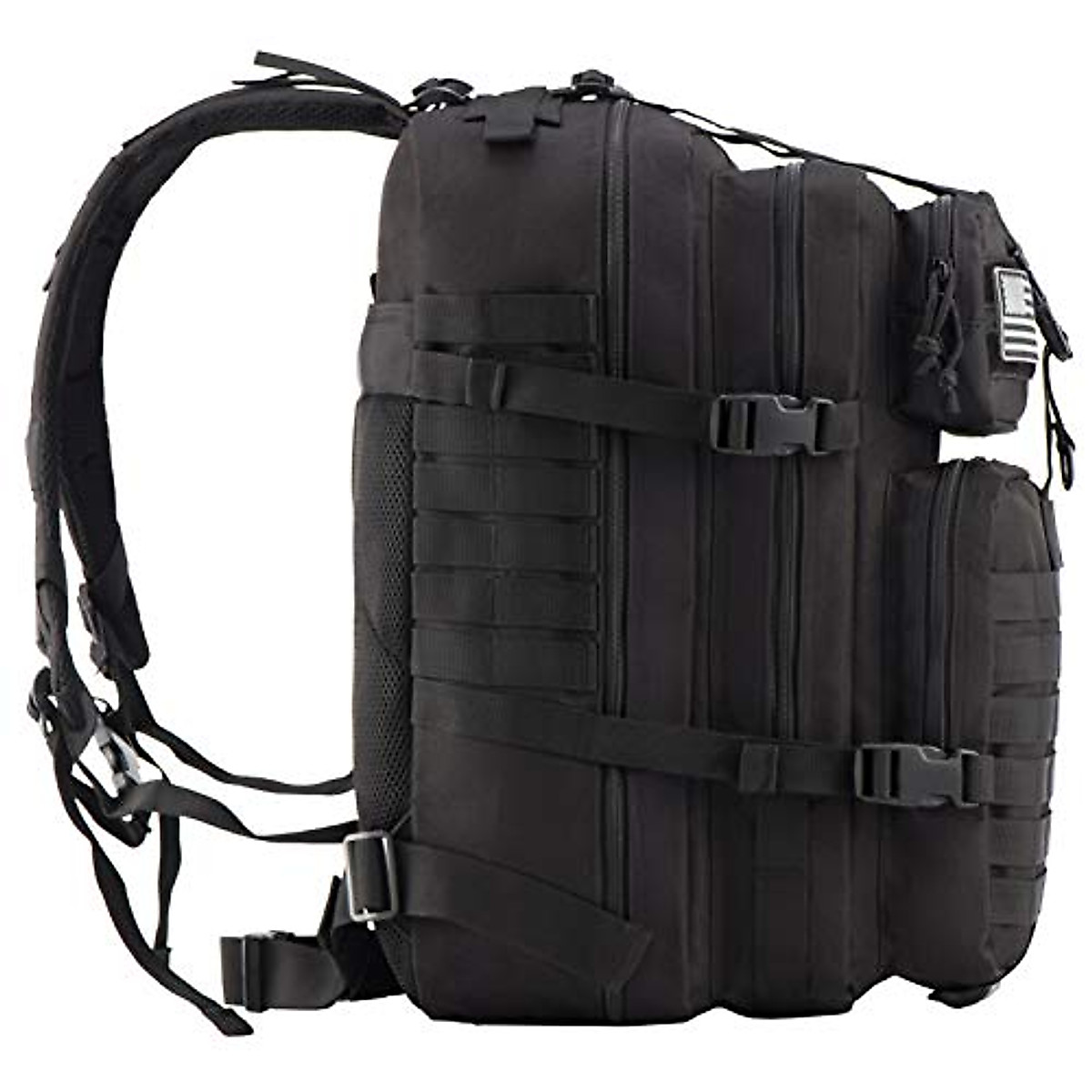 Military Tactical Backpack Daypack Molle Bag 3 Day Assault Pack Bug Out Bag Men 45L Large