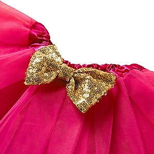 Baby Girl It's My 1st Birthday 3Pcs Outfits Skirt Set Romper+Tutu Dress+Headband Cake Smash Crown Bodysuit - Pink -