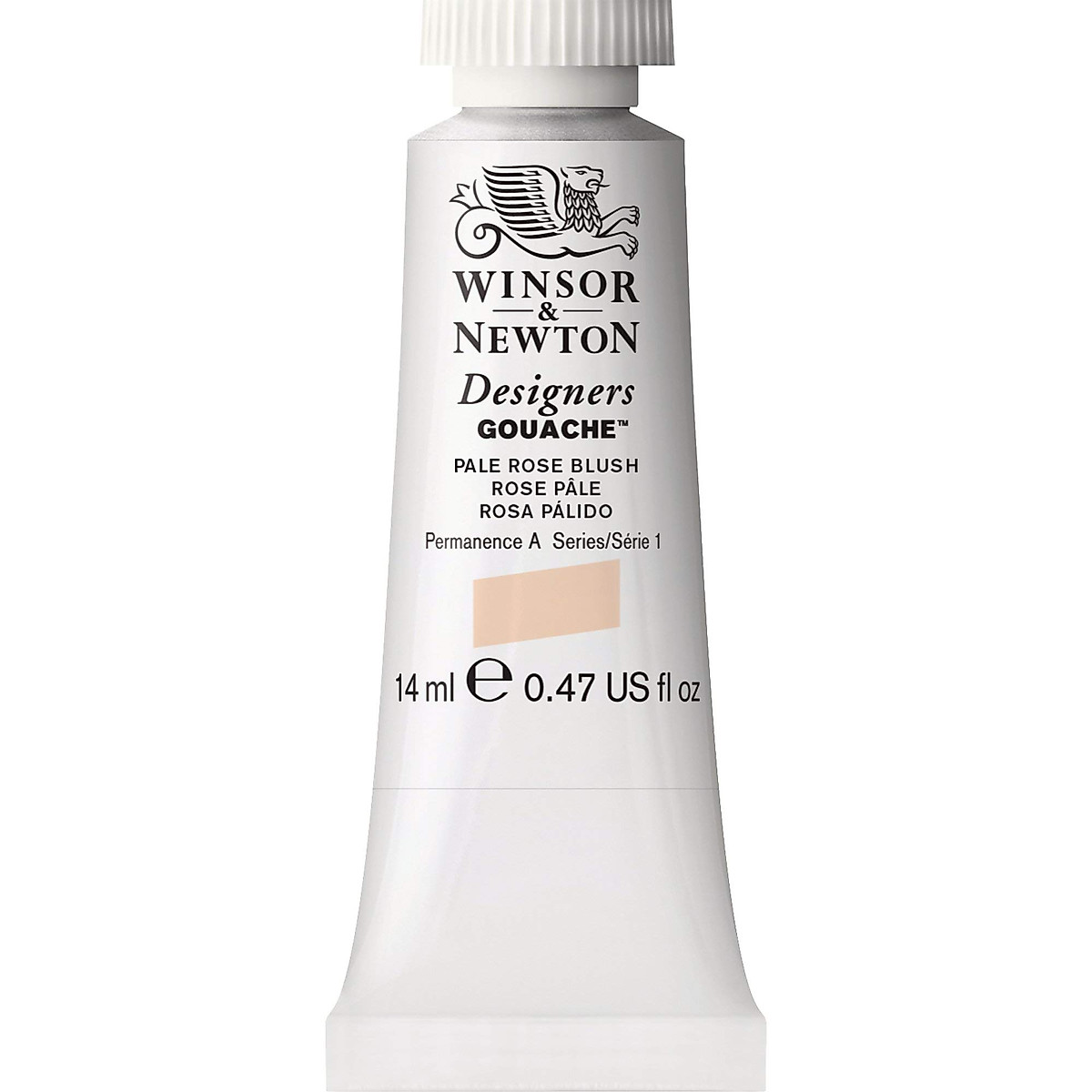 Winsor & Newton Designer's Gouache, 14 ml (0.47oz) tube, Pale Rose Blush