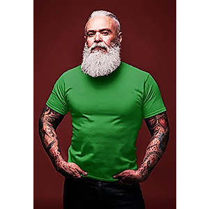 SOCKS'NBULK 12 Pack Mens Cotton Crew Tshirts, Assorted Wholesale Sleeve Tee Shirts (Mix Short Sleeve B, 2X-Large)