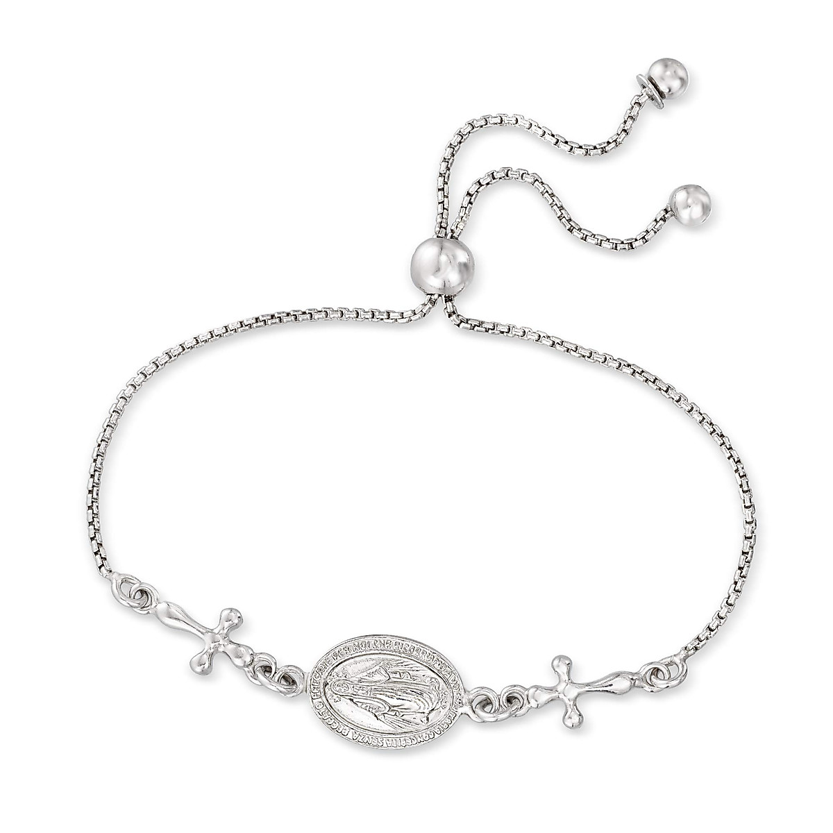 Ross-Simons Miraculous Medal Bolo Bracelet