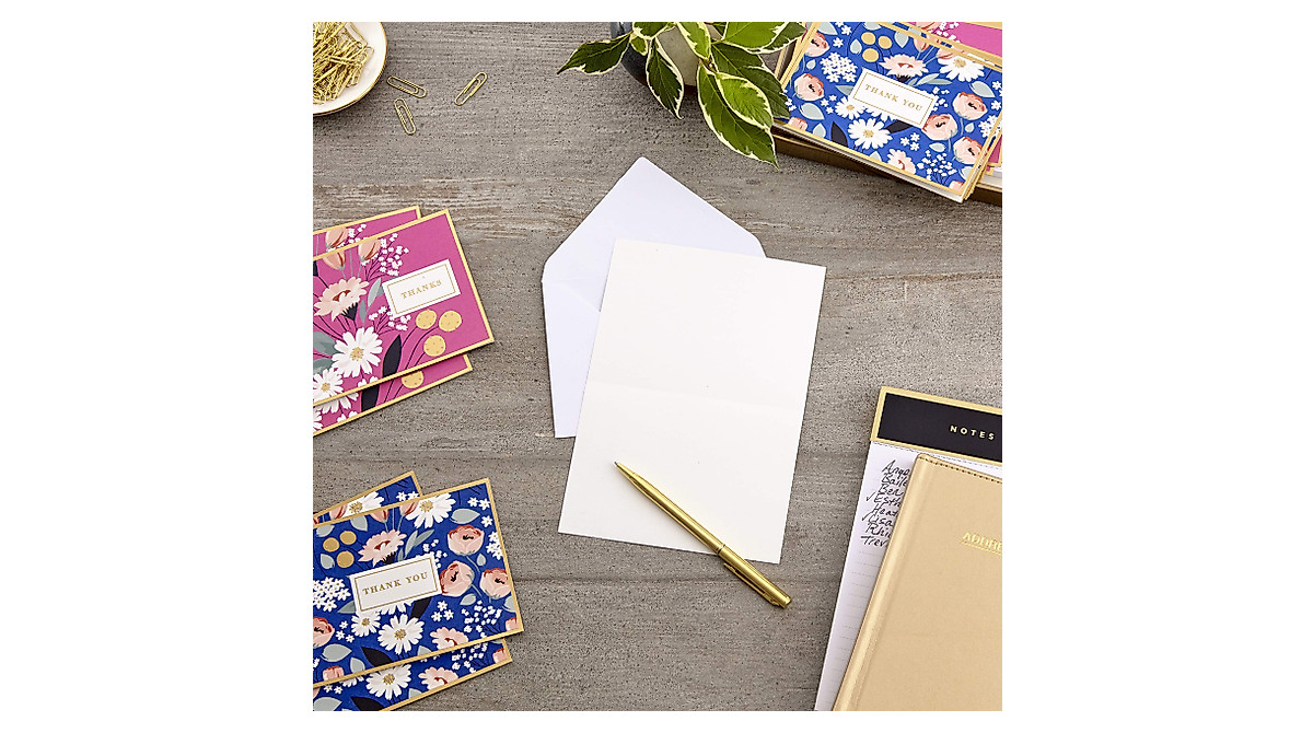 Hallmark Thank You Cards Assortment - Elegant Floral Notes for Any Occasion