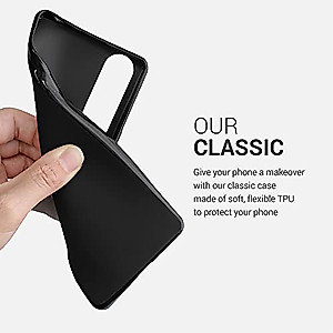 kwmobile Case Compatible with Sony Xperia 1 III Case - Soft Slim Protective TPU Silicone Cover - Black
