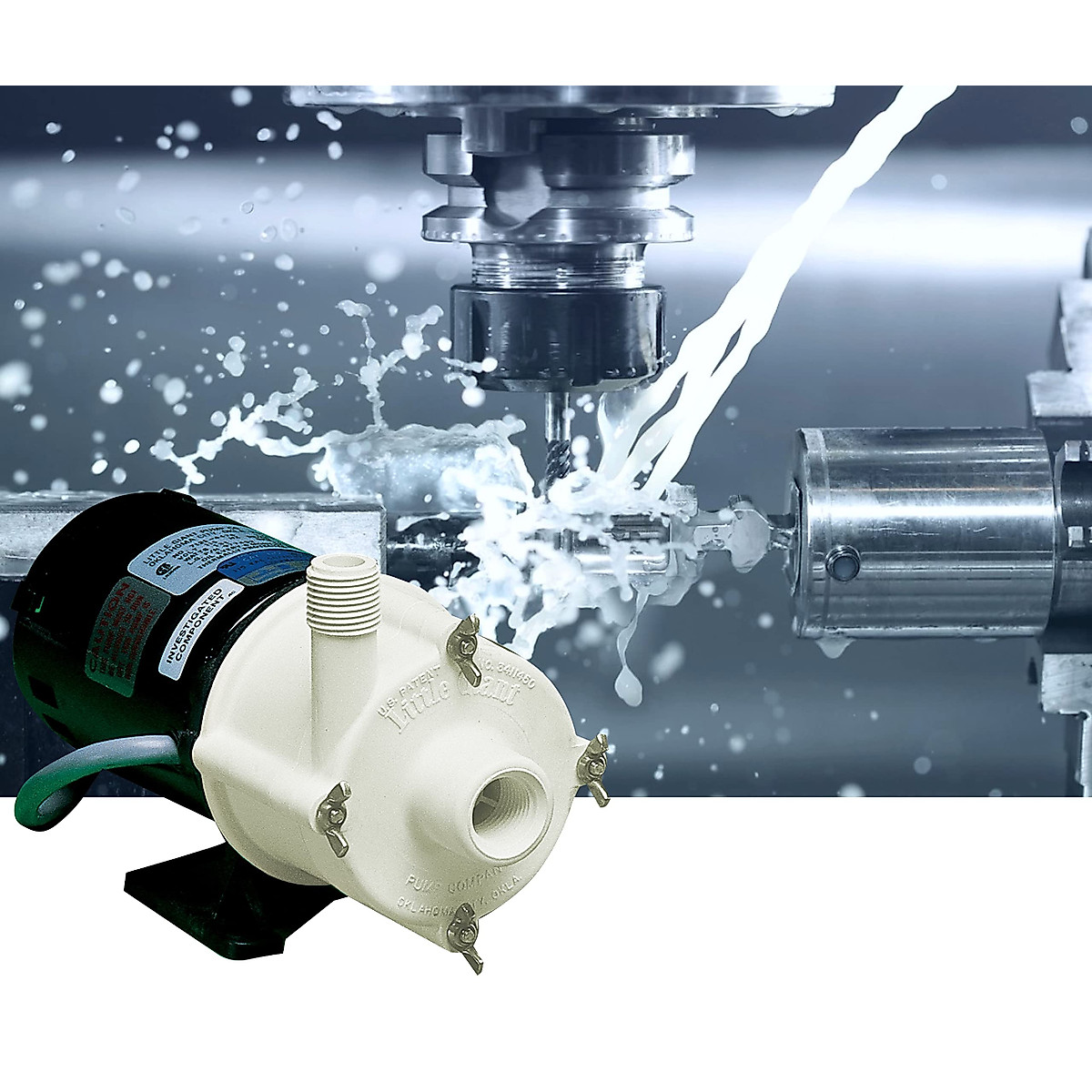 Little Giant 2-MD 1/30 HP 115-Volt, 510 GPH Magnetic Drive Pump, 6-Foot Power Cord, Black, 580002