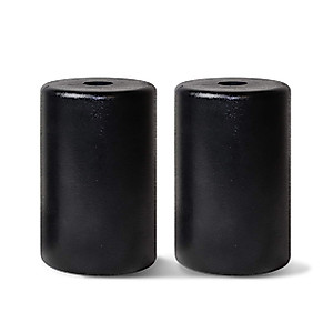 CAP Barbell PU/Foam Roller, PU/Foam Foot Pads, Roller Pad for Leg Extension, Weight Bench, PEC Deck Pads Replacement Parts for Exercise Machine, Multiple Size Available, Sold by Pair