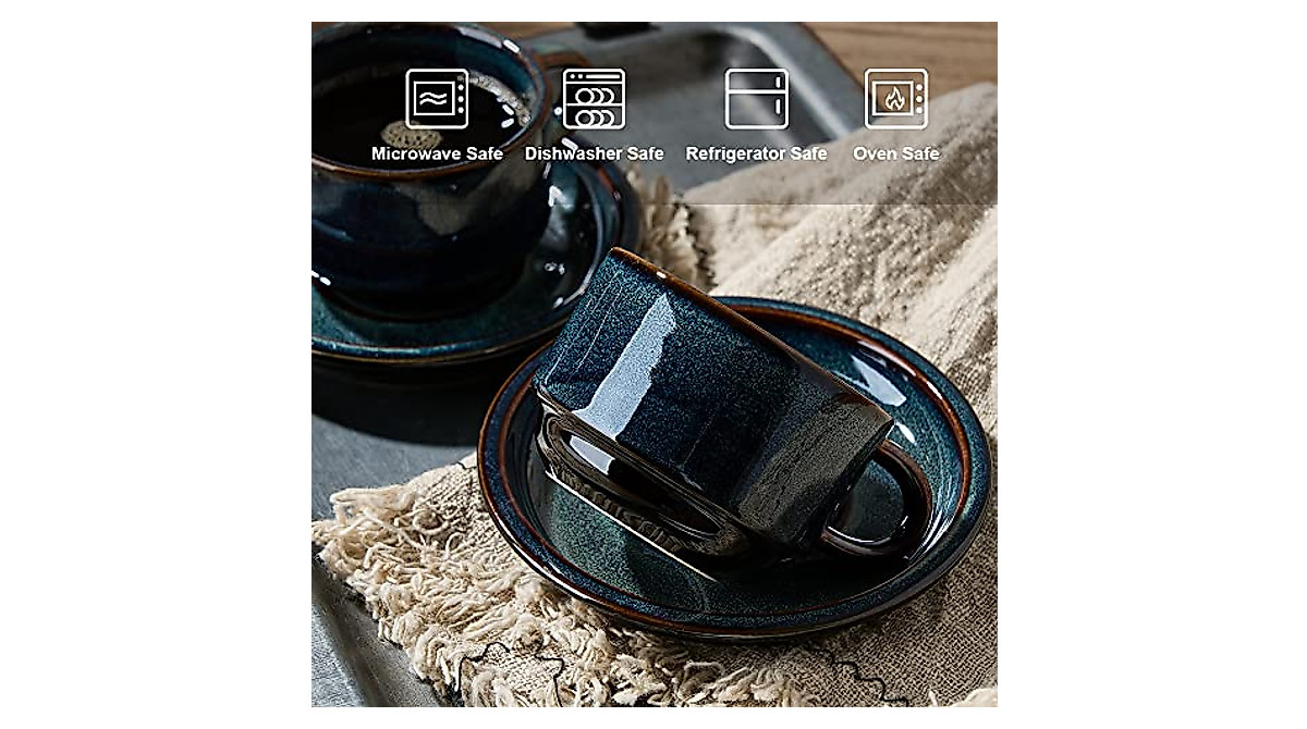 Stackable Espresso Cups Set - JIEMEI HOME