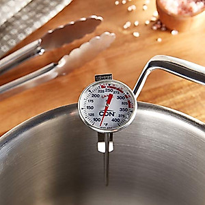 CDN - ProAccurate Candy & Deep Fry Thermometer - Insta-Read, NSF Certified,Silver,1 EA