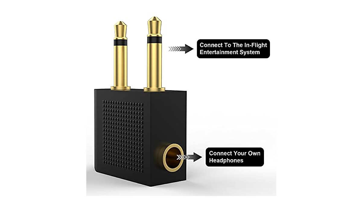 Asobilor Airplane Headphones Adapter for Sony Models