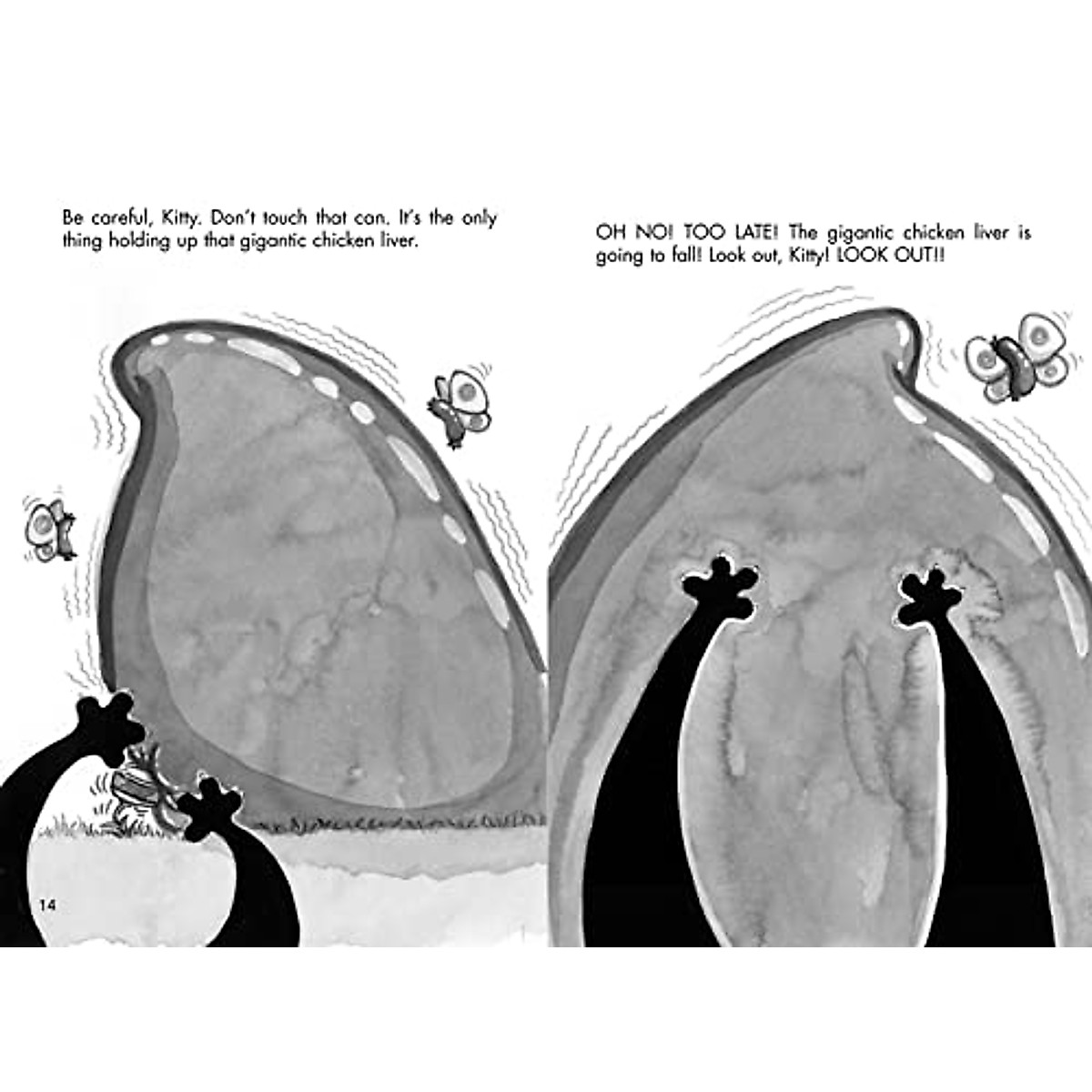 Bad Kitty vs the Babysitter (paperback black-and-white edition)