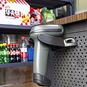 VENREA Universal Barcode Scanner Holder, Barcode Scanning Holder, Barcode Reader Rack Bracket Wall Mount Accessiors Fit for Most Scanner Barcode Scanners Label Readers (5pcs-Style U)