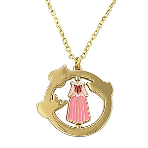 DreamWater Anime Cosplay Metal Necklace Gifts for Men Woman