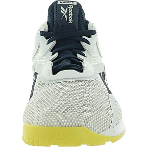 Reebok womens Nano X Cross Trainer , True Grey/Vector Navy/Chartreuse , 9.5