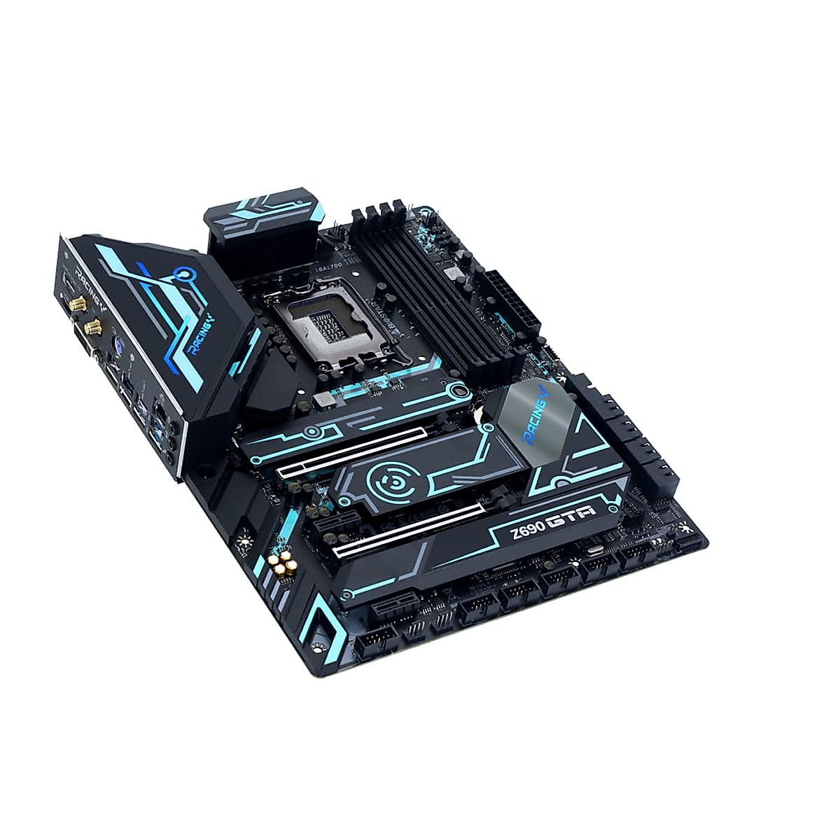 Biostar Z690GTA Racing 12th Gen Intel LGA1700 Intel Z690 Chipset Supports PCIe 5.0 ATX Gaming Motherboard