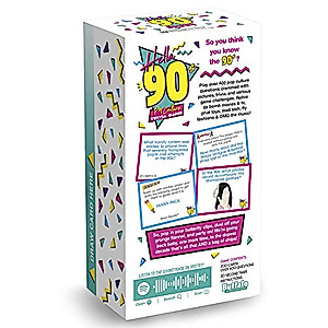 Buffalo Games Hella 90's - Pop Culture Trivia Game Brown