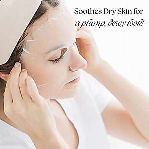 MOTHER MADE Korean Face Mask 10 Sheets with Snail Collagen Vitamin C & D | Hydrating Sheet Masks | Anti-aging Anti-Wrinkle Korean Skincare Facial Treatment | Snail Secretion Filtrate 10,000ppm