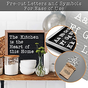 Typewriter Letters Set Board Letters Only, Precut Changeble Felt Letter Board Letters Symbols, Letters Letter Board Words Letter Board Letters Numbers Wooden Felt Letter Board (No Board Included)