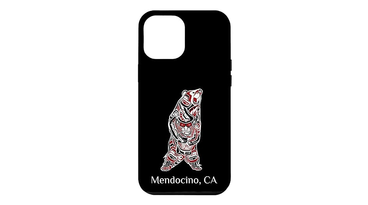 iPhone 13 Pro Max Grizzly Bear Case - Native American Art