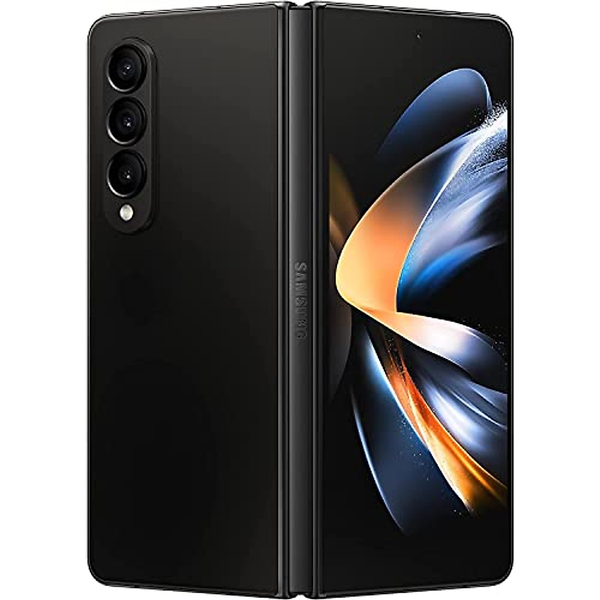 Galaxy Z Fold 4 Cell Phone, Factory Unlocked Android Smartphone, 256GB, Flex Mode, Dual Sim (1x eSim + 1x Nano) Multi Window View, Foldable Display, Korean International Version, Phantom Black
