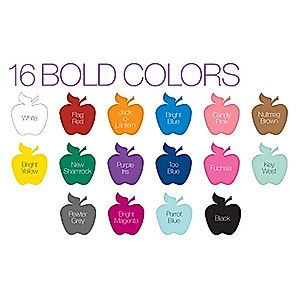 Apple Barrel Acrylic Paint Set, 16 Piece (2-Ounce), Best Colors Count