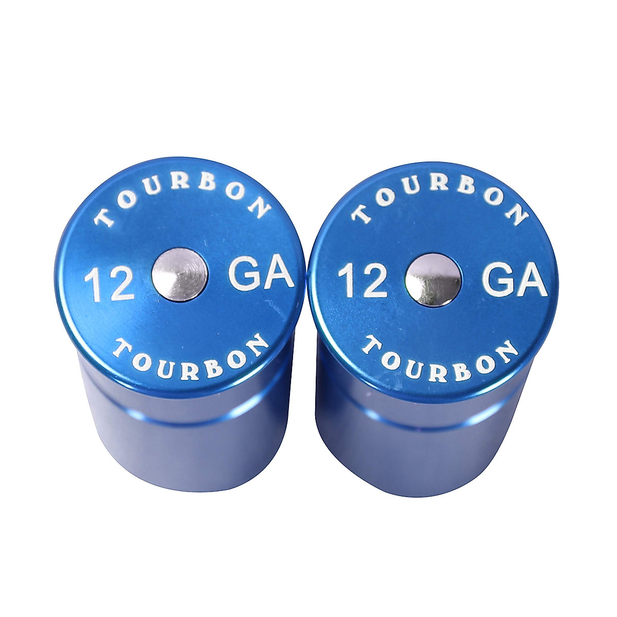 TOURBON Hunting Aluminum Shotgun 12 Gauge Snap Cap -Blue (Pack of 2 Pieces)