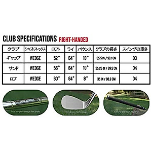 KIRKLAND SIGNATURE 3 Piece Golf Wedge Set Right Handed