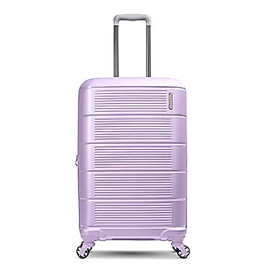 American Tourister Stratum 2.0 Expandable Hardside Luggage with Spinner Wheels, 2PC SET 20/24, Lavender