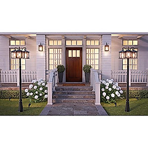 Home Decorators Collection Brimfield 1-Light Aged Iron Outdoor Wall Lantern