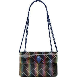 Kurt Geiger Women's Kensington Rainbow Drench Transparent Vinyl Crossbody Bag