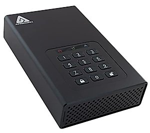 Apricorn 16TB Aegis Padlock DT 256-Bit Encrypted USB 3.0 Hard Drive (ADT-3PL256-16TB)