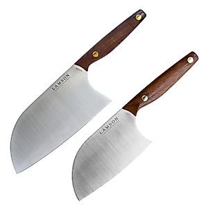 Lamson Vintage 2-Piece Chinese Santoku Cleaver Set