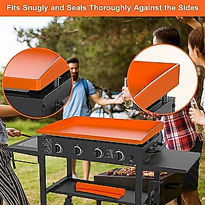 36" Griddle Mat for Blackstone Griddle Cover 36 Inch ENUODA Heavy Duty Food Grade Silicone Griddle Buddy Mat 36 Inch Protect Griddle Year-round, Upgrade All-edge Coverage