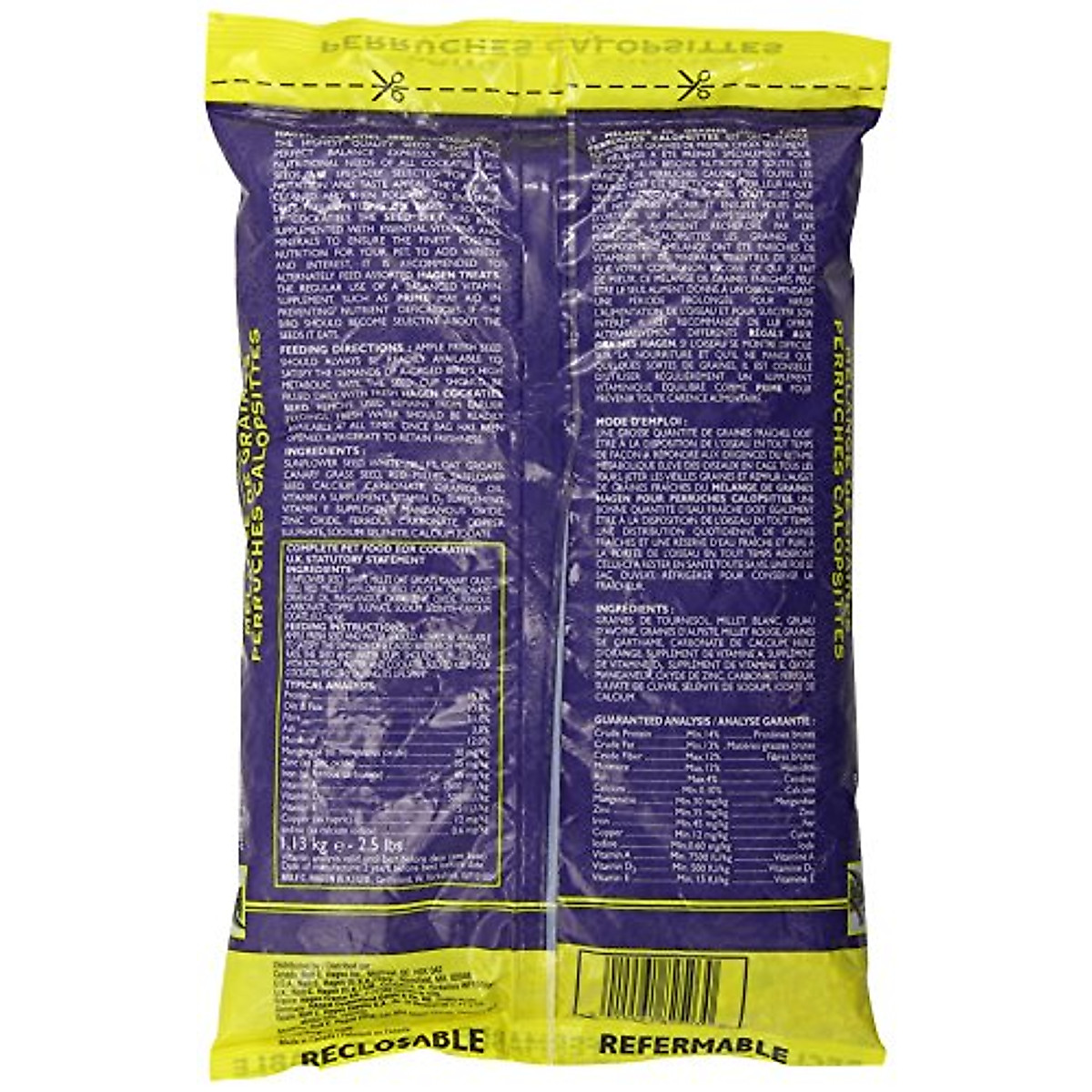 Hagen Cockatiel Staple Vme Seed, 2-1/2-Pound