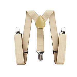 IZKIZF Kids 1920s Costume Fedora Gangster Hat Y-Back Suspenders Bow Tie Wedding Birthday Party Halloween Cosplay Outfit 2-6T Coffee